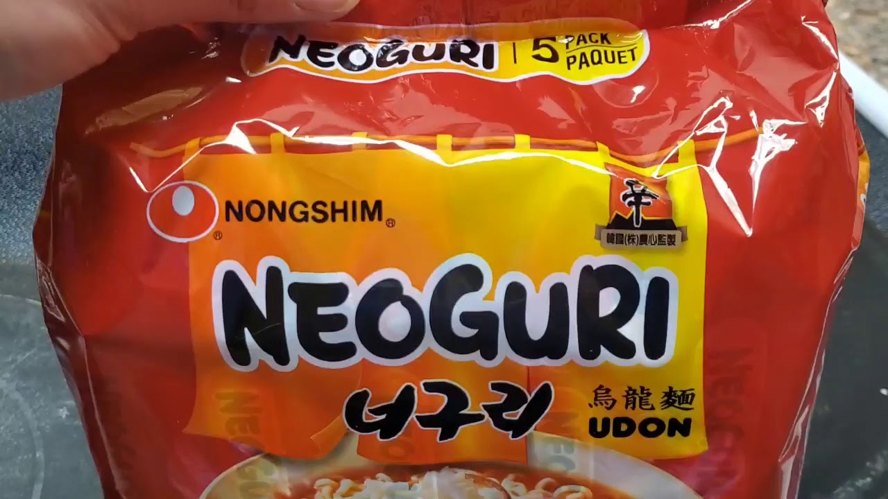 Review - Nong Shim Neoguri Noodles - YouTube