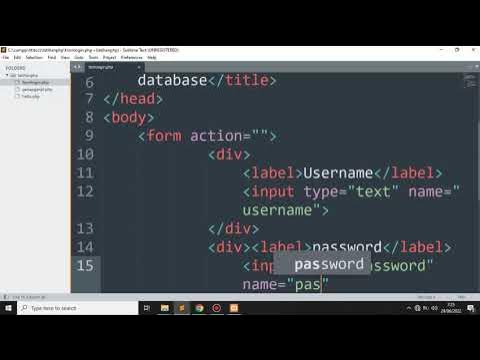 CARA MEMBUAT FORM LOGIN TANPA DATABASE DI PHP - YouTube
