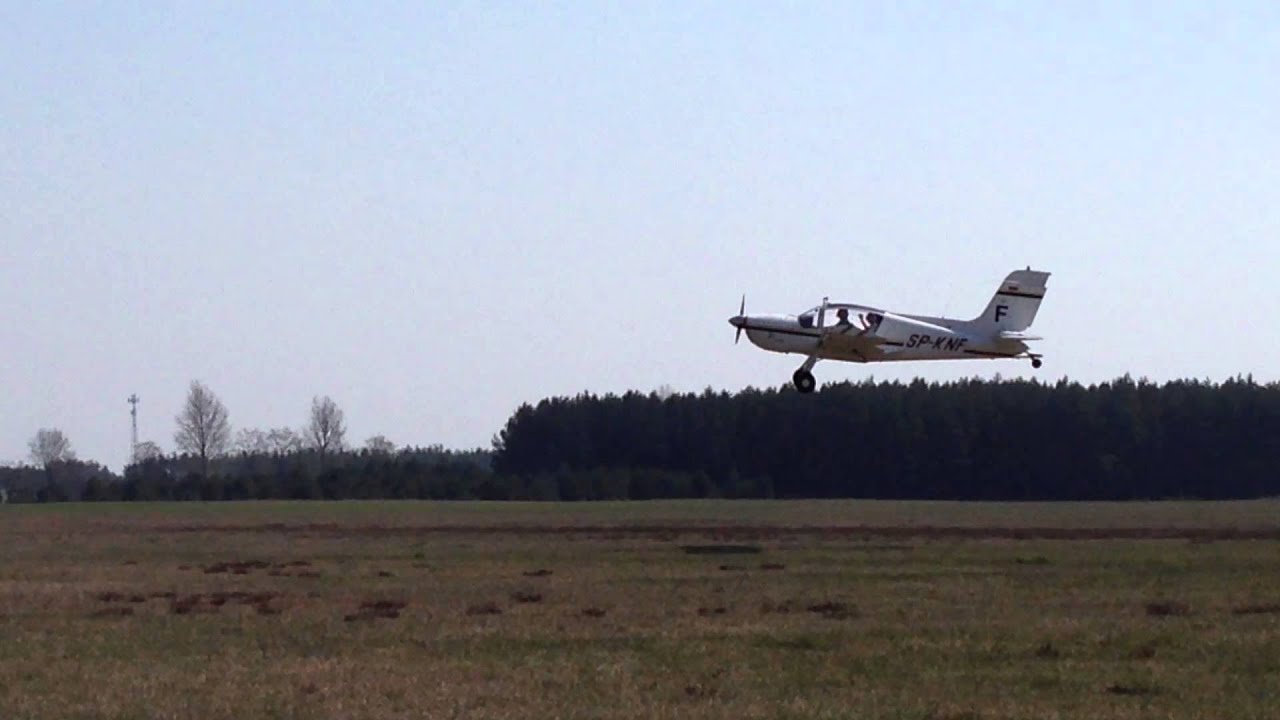 SOCATA RALLYE 235 SP-KNF,start Lotnisko Korne (EPKO) - YouTube