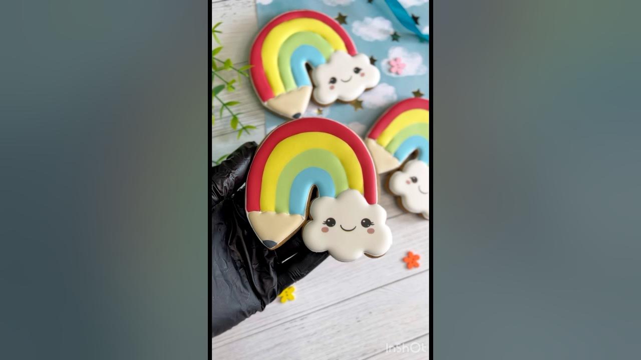 Пряник-радуга/rainbow gingerbread - YouTube