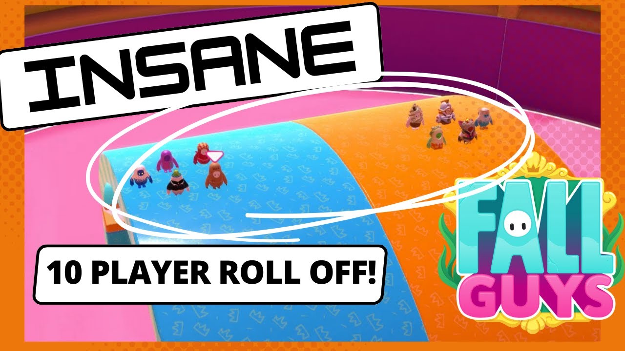 Fall Guys: Win #293 (10 Person Roll Off!) - YouTube