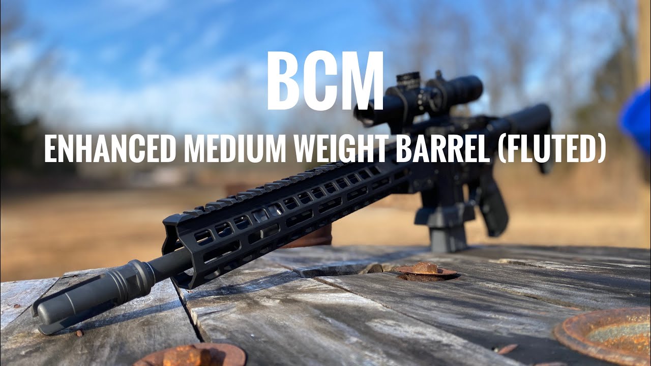 BCM Enhanced Medium Weight (fluted) Barrel - YouTube