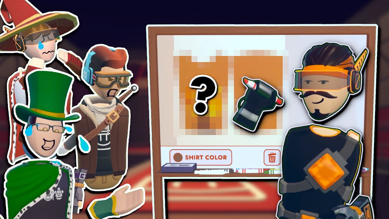 I held a custom shirt contest in Rec Room! - YouTube