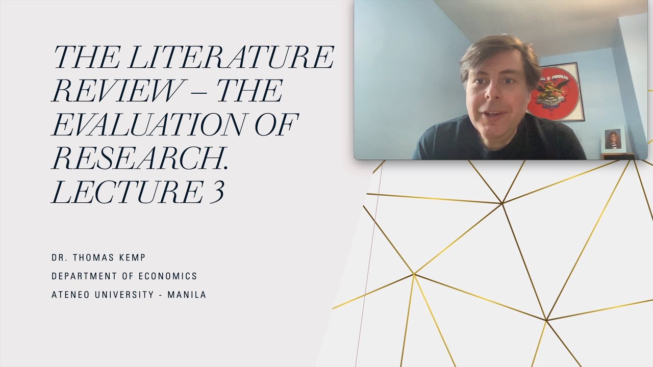 Evaluating Research -- Writing a Literature Review 3 - YouTube