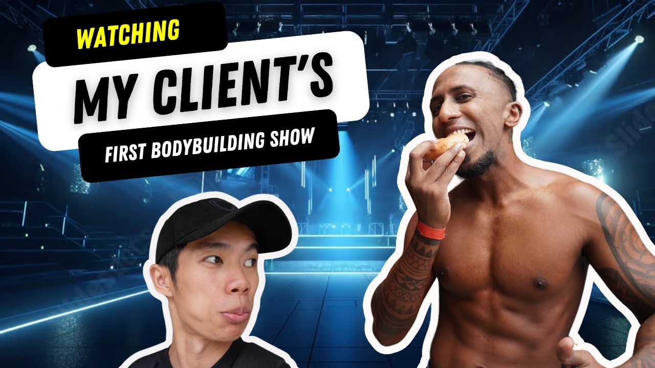 WATCHING MY CLIENT'S FIRST BODYBUILDING SHOW - YouTube