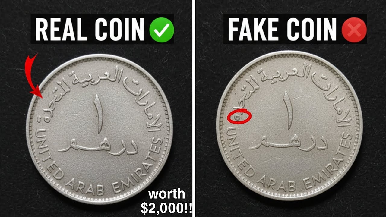 How to Identify UAE 1 Dirham Coin Worth $2000 - Fake or Real 1 Dirham ...