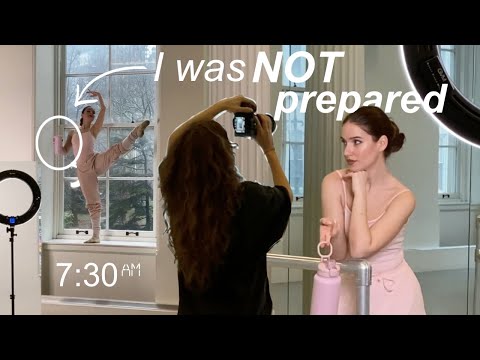 🩰 adult ballerina *ACCIDENTALLY* models for big NYC ballet photoshoot (awkward)