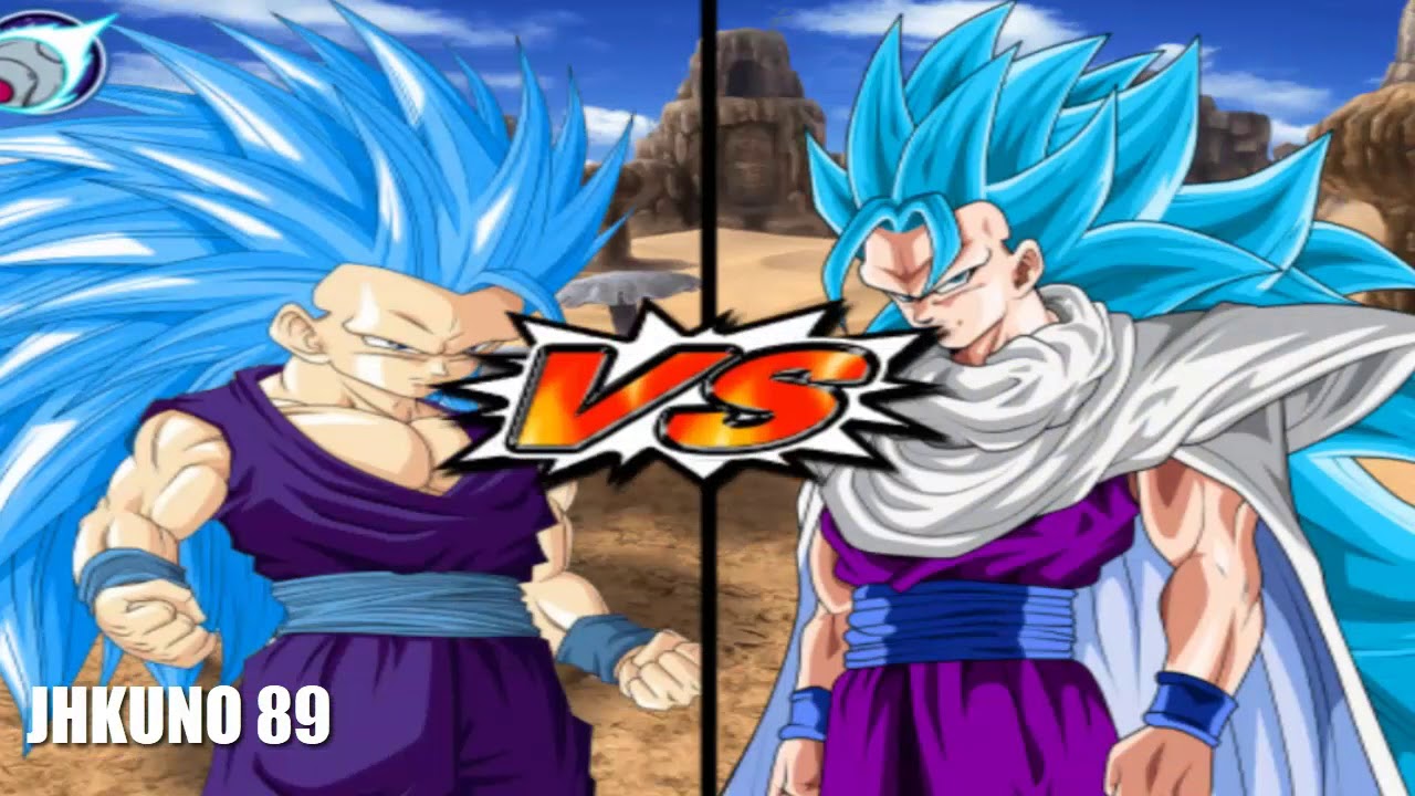 💨💨JOVEN GOHAN SSJ 3 BLUE TEAM vs ADULTO GOHAN SSJ 3 BLUE TEAM | DRAGON ...