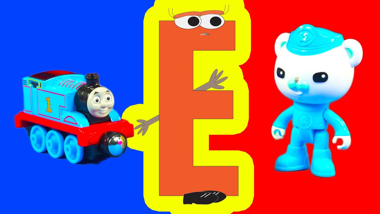The Octonauts and Thomas The Tank Engine Learning the Letter E - YouTube