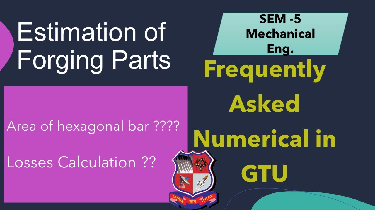 Estimation of forging formula II How to estimate forging part ?? cost ...