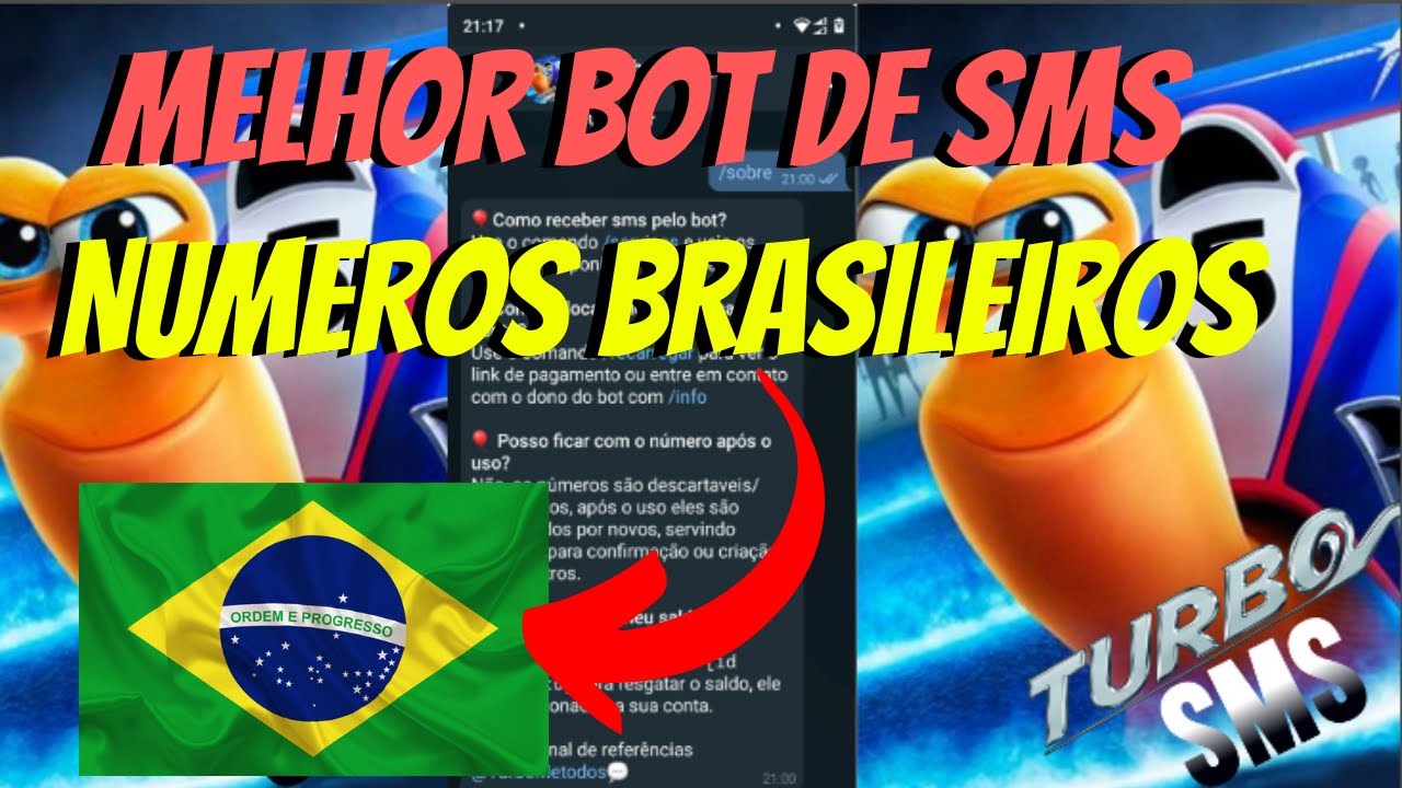Bot de sms Telegram NUMERO DO BRASIL - YouTube
