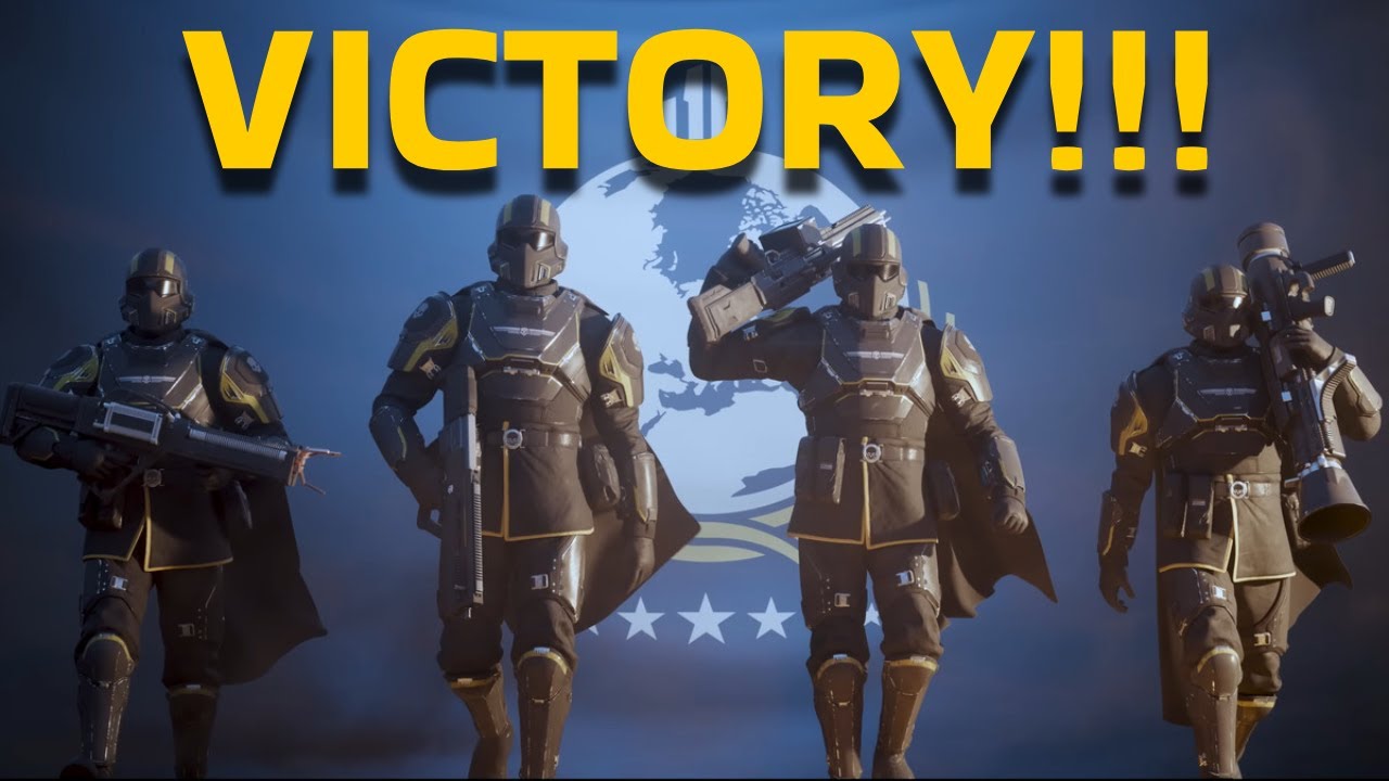 HELLDIVERS 2 VICTORY STREAM! - YouTube