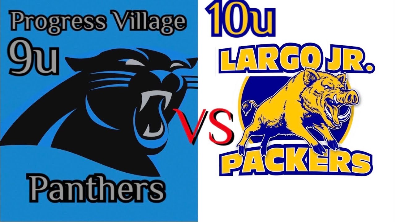 9u/10u FOOTBALL | LARGO JR. PACKERS VS PROGRESS VILLAGE PANTHERS | 9/30 ...