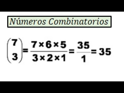 Números combinatorios ejercicios resueltos - YouTube
