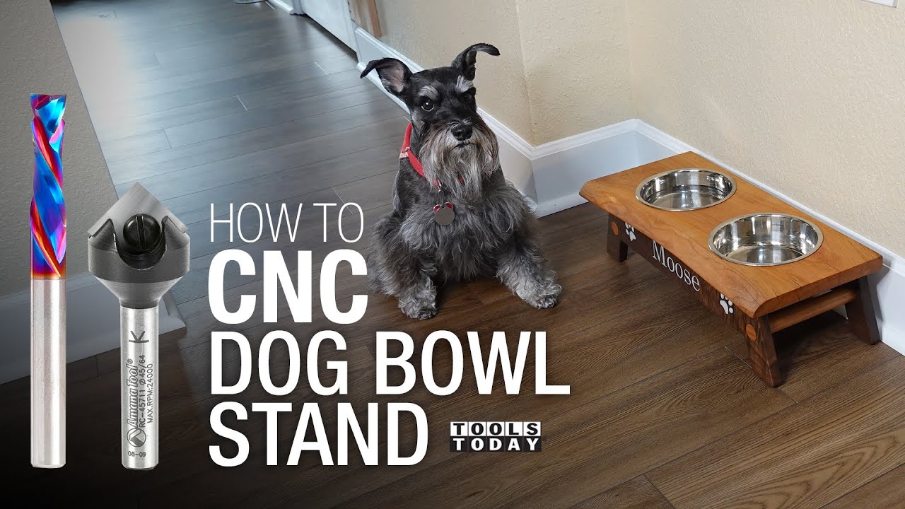 How To CNC: Dog Bowl Stand | ToolsToday - YouTube