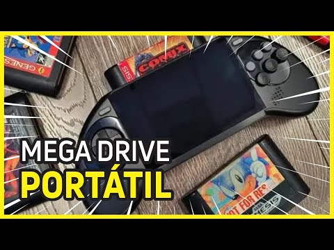 MEGA DRIVE PORTÁTIL que roda cartuchos originais SERÁ LANÇADO ...