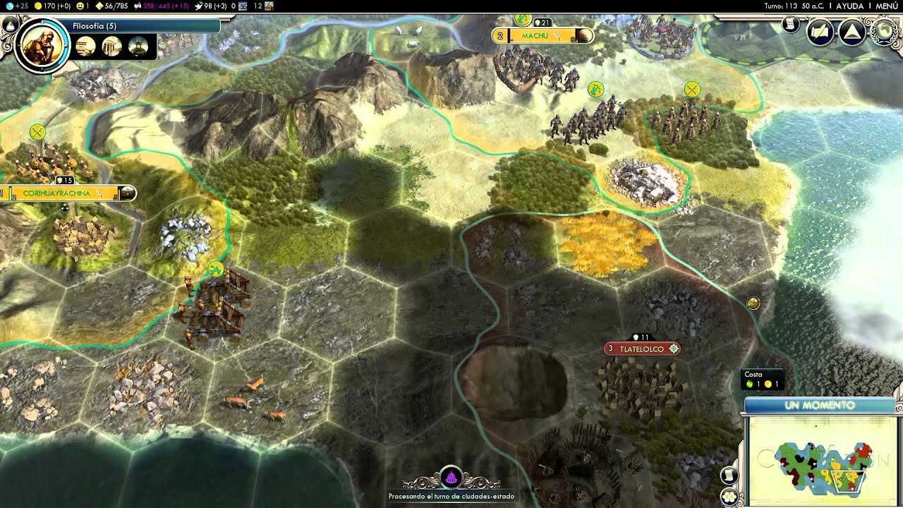 Civilization V INCA | #6 | Tlatelolco, allá voy! - YouTube