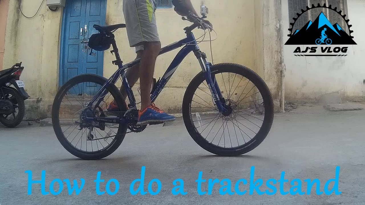 Learn to Track Stand | Cycling skills | Ajsvlog | Indian Cycling Vlog ...