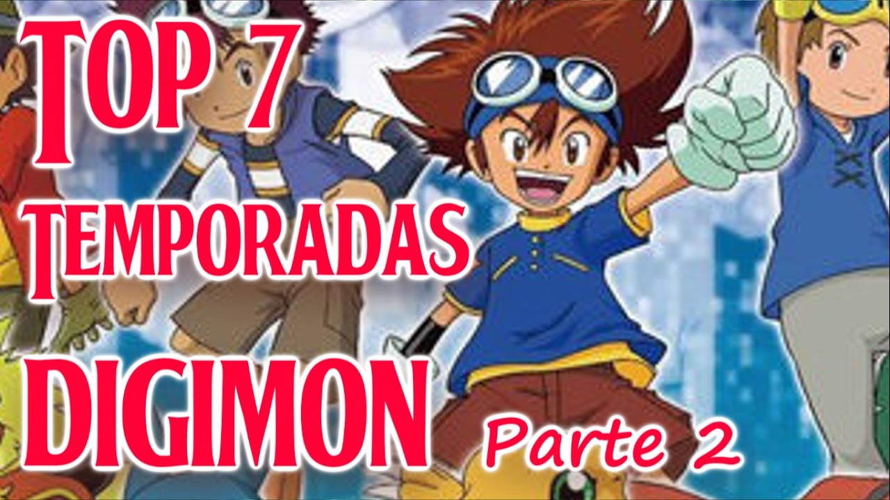 TOP 7 Temporadas de Digimon parte 2 - YouTube