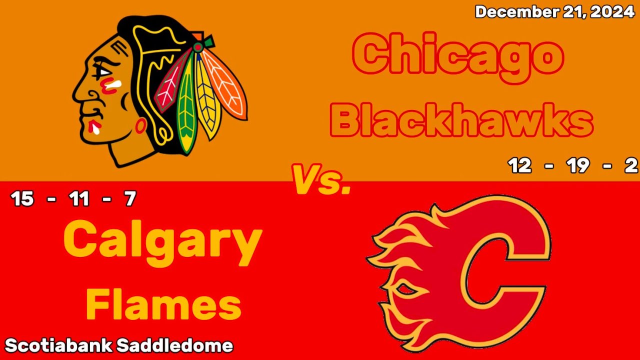 Chicago Blackhawks vs Calgary Flames | December 21, 2024 | All Goals ...