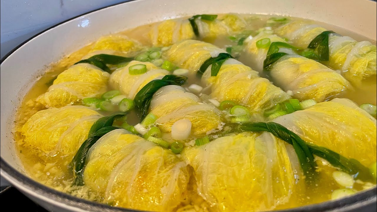 NAPAKASARAP PALA GANITONG LUTO SA CABBAGE ROLLS !! EASY CABBAGE ROLLS ...