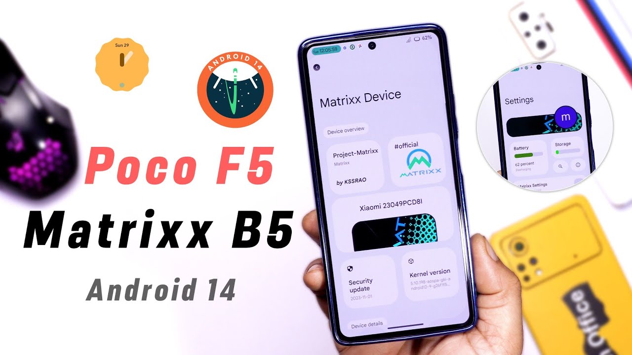 Official Android 14 Matrix OS 10.0 Beta 5 for Poco F5 Review, Leica ...