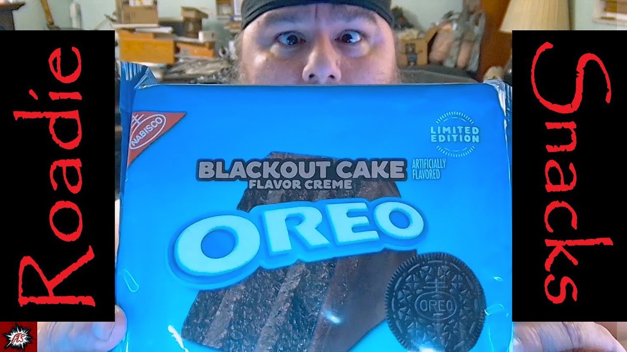 Roadie Snacks: Limited Edition Blackout Cake Oreos - YouTube