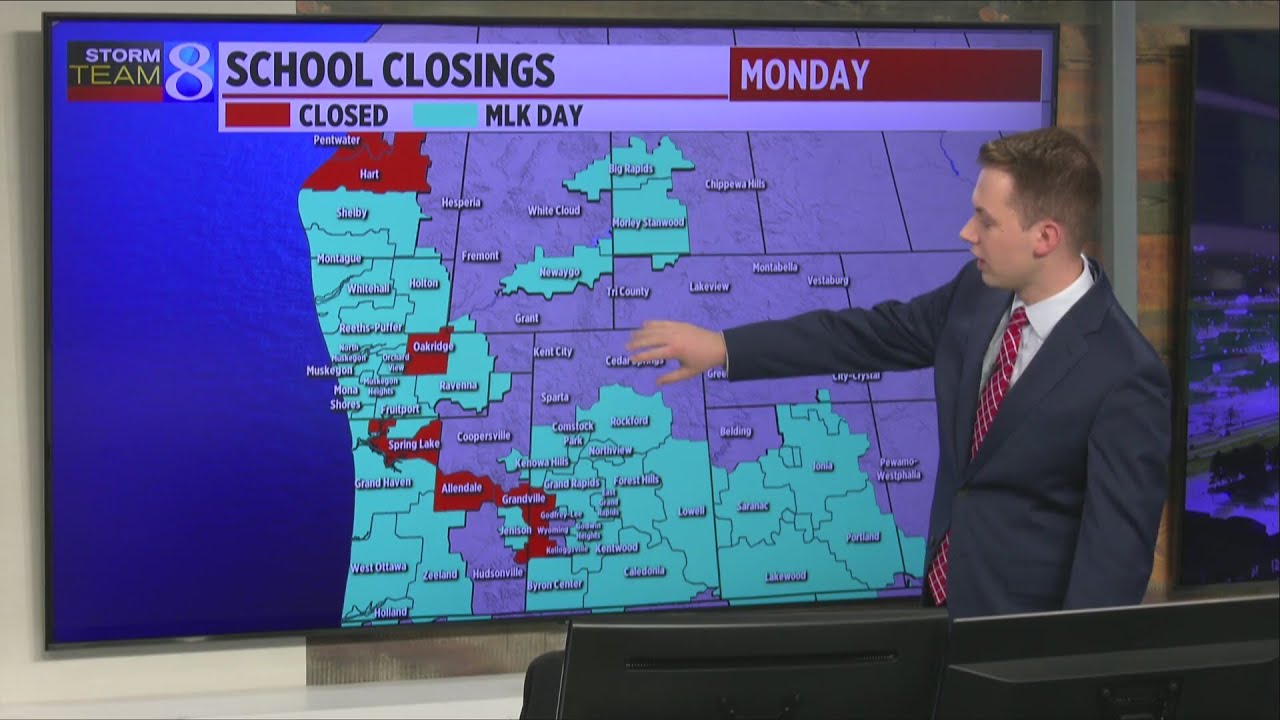Many schools closed for Monday, Jan. 20 - YouTube