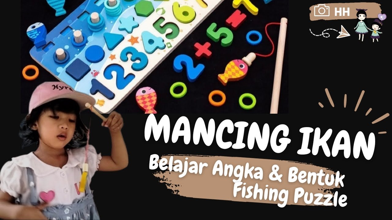 BELAJAR ANGKA & BENTUK SAMBIL MANCING IKAN - LEARN NUMBER WITH FISHING ...