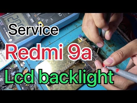 SERVICE XIOMI REDMI 9A LCD BACKLIGHT || REDMI 9A LAMPU LCD PADAM/BLANK ...