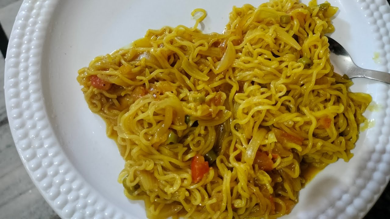 Simple style Maggie Masala! simple Maggie Homemade recipe! - YouTube