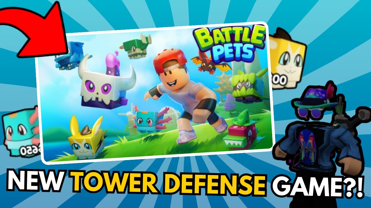 Playing a New Tower Defense Game! Battle Pets TD Roblox - YouTube
