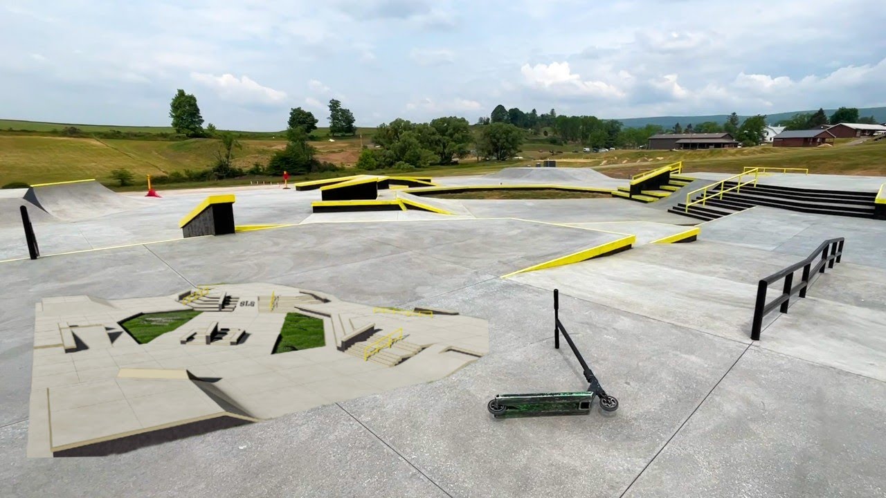 BRAND NEW STREET LEAGUE SKATEPARK! - YouTube