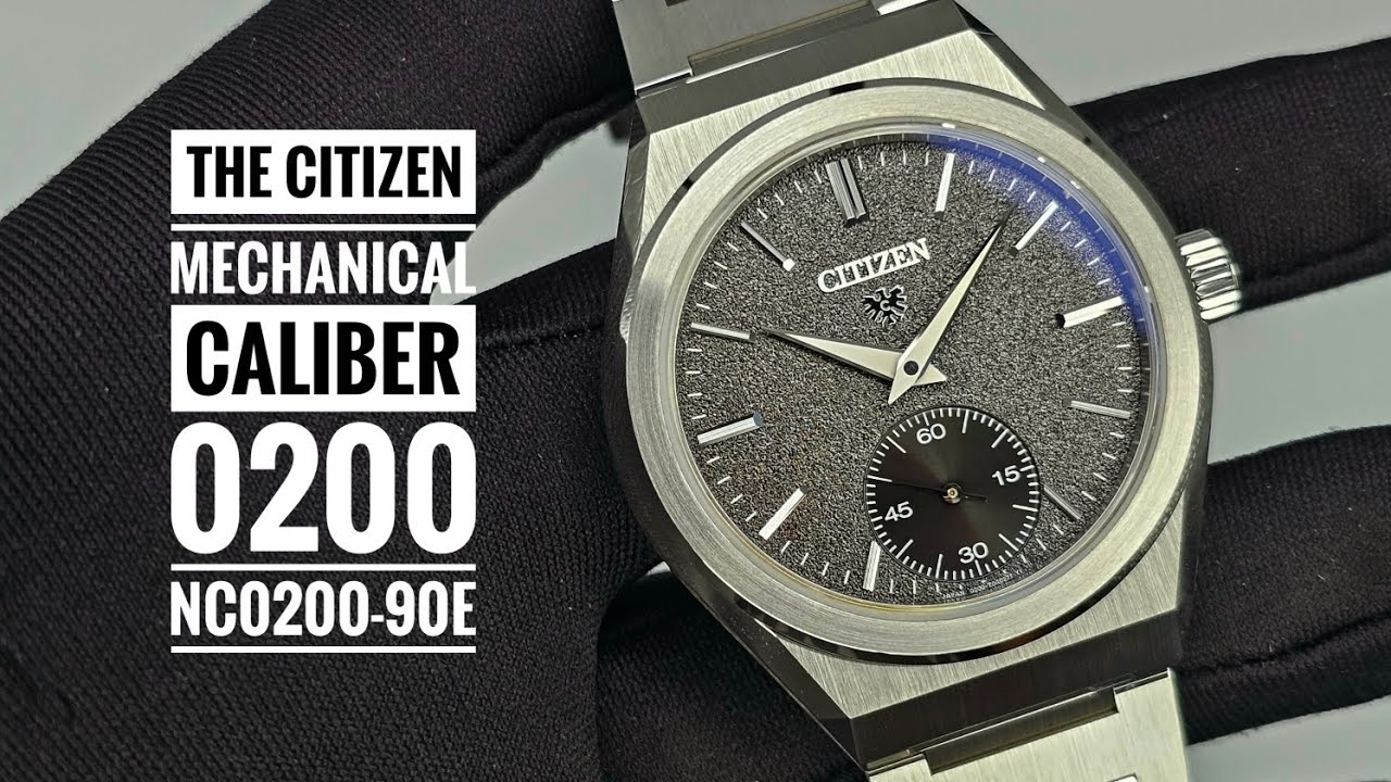 The Citizen Mechanical Caliber 0200 NC0200-90E - YouTube
