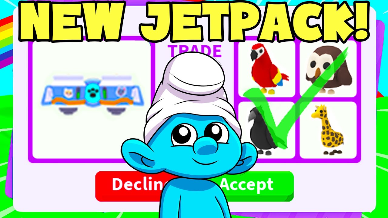 Trading New JETPACK! (Adopt me Roblox Update) - YouTube