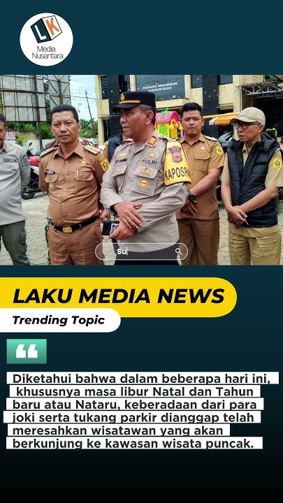 Lakukan Pungli Terhadap Wisatawan Puncak, Polisi Razia Joki dan Tukang Parkir #shortsviral # ...
