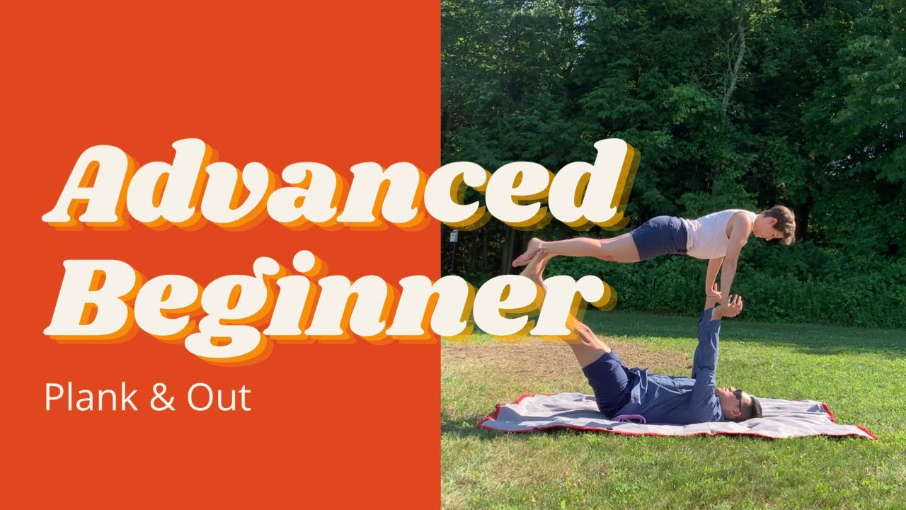Advanced Beginner Acro Yoga Flow - Plank & Out - YouTube