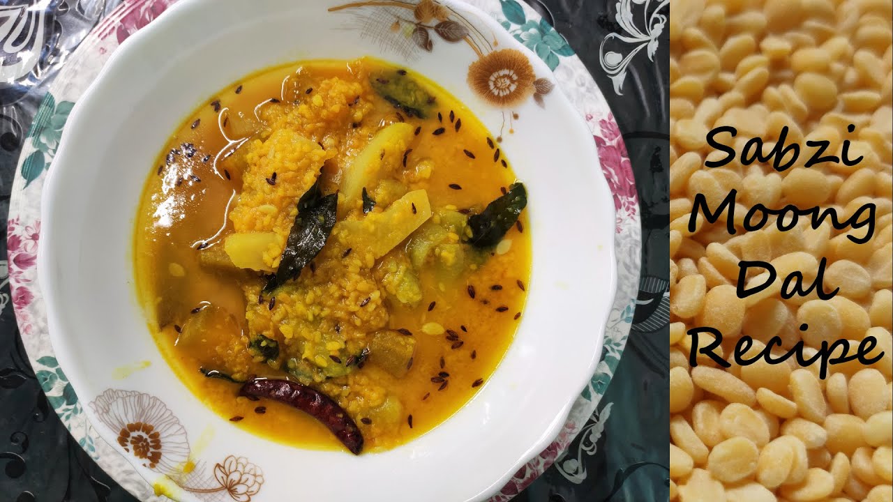 Sabzi Moong Dal | Sabzi Dal Bengali Style Recipe 🔥🔥🔥 - YouTube