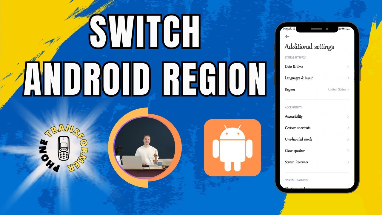 How to Change Region on Android - YouTube