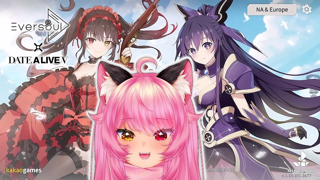 Date A Live collab is LIVE 【Eversoul/Fellow Moon (新月同行) + Cat Fantasy ...