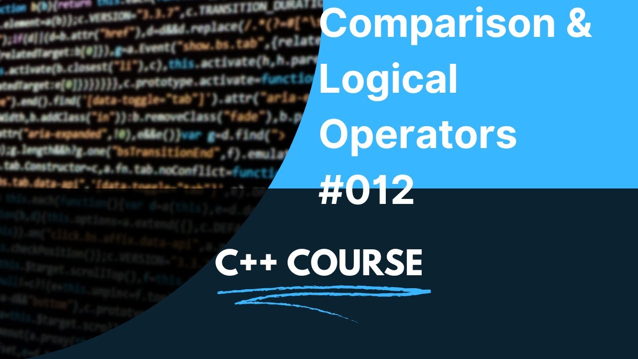 Logical & comparison Operators - YouTube