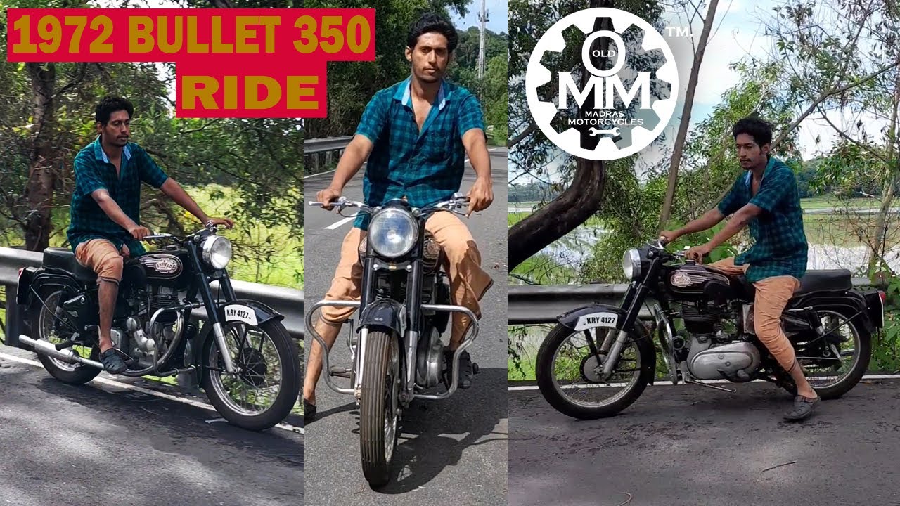 1972 B1 ROYAL ENFIELD BULLET 350 RIDE - YouTube