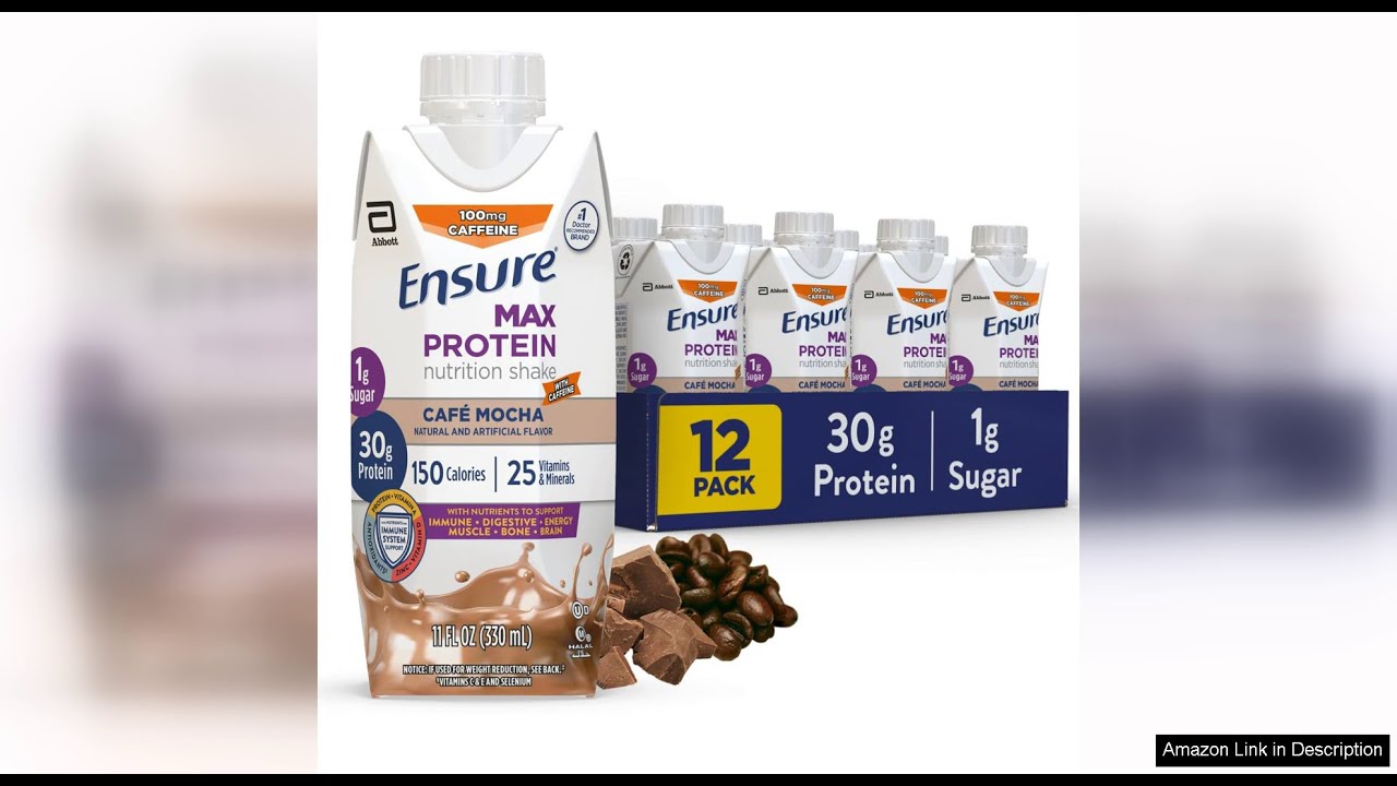Ensure Max Protein Liquid Nutritional Shake with 30g of Protein Review ...