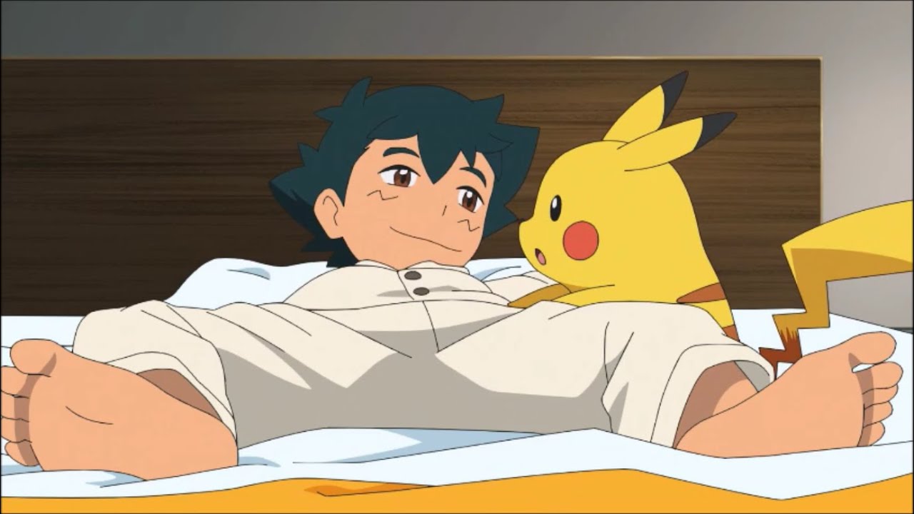 Pokemon Journeys - Ash Ketchum Feet - YouTube