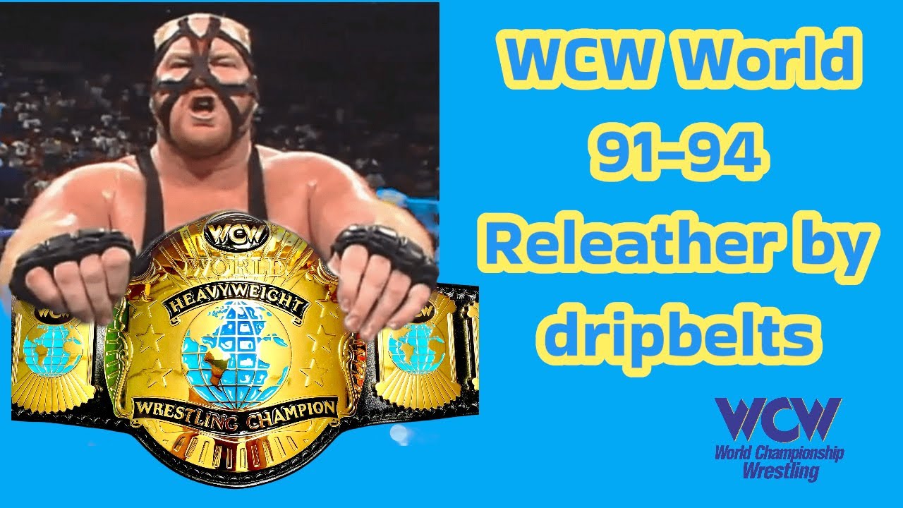 WCW World 91-94 Replica Championship Belt Releather by dripbelts ...
