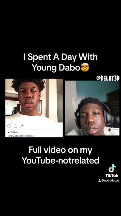 I Spent A Day With Young Dabo🤯 - YouTube