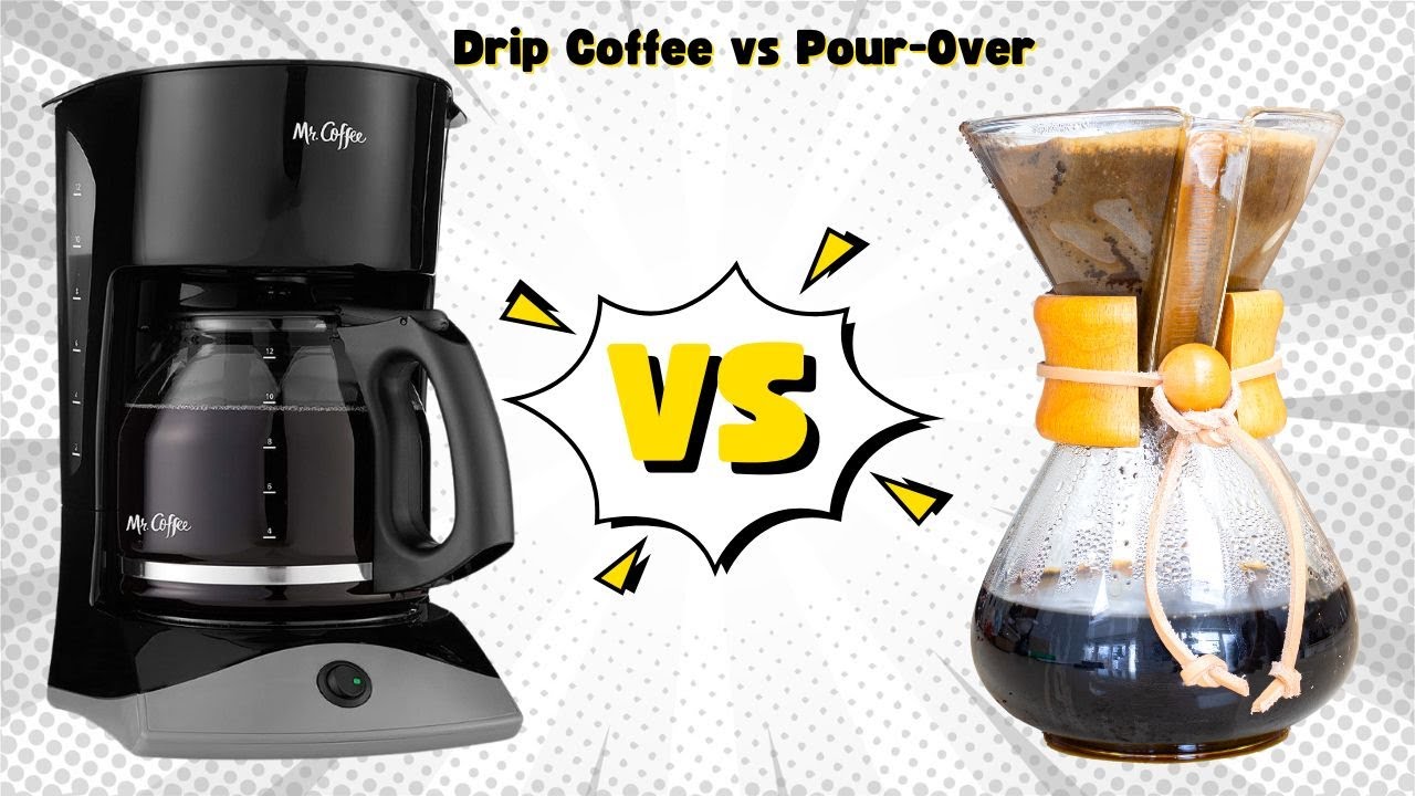 Pour-Over Coffee vs Drip Coffee: What is the Difference? - YouTube