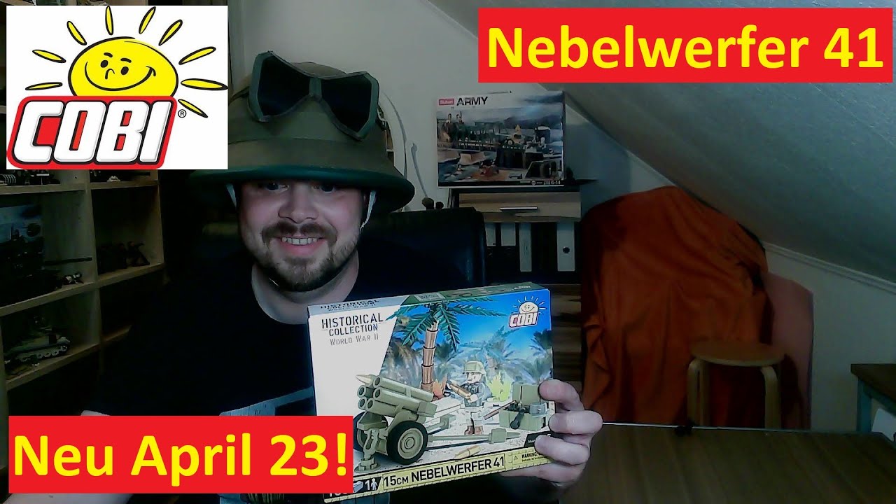 Aprilneuheit con Cobi!!! 15cm Nebelwerfer 41 SET 2291 Afrika Korps ...