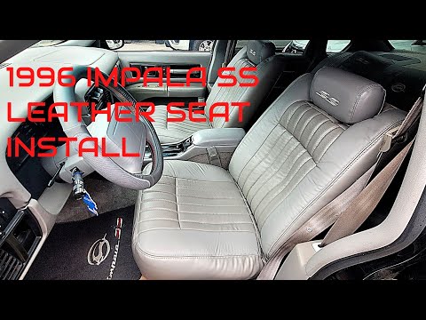 Leather seat install on 1996 Impala SS
