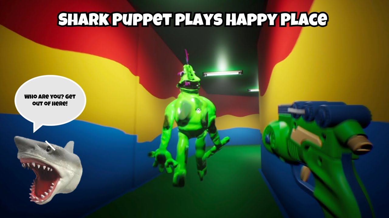 SB Movie: Shark Puppet plays Happy Place! - YouTube